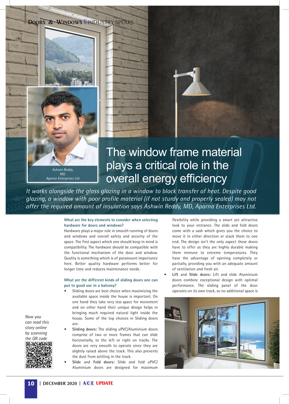 How the frame you choose impacts energy efficiency – Ashwin Reddy, MD ...